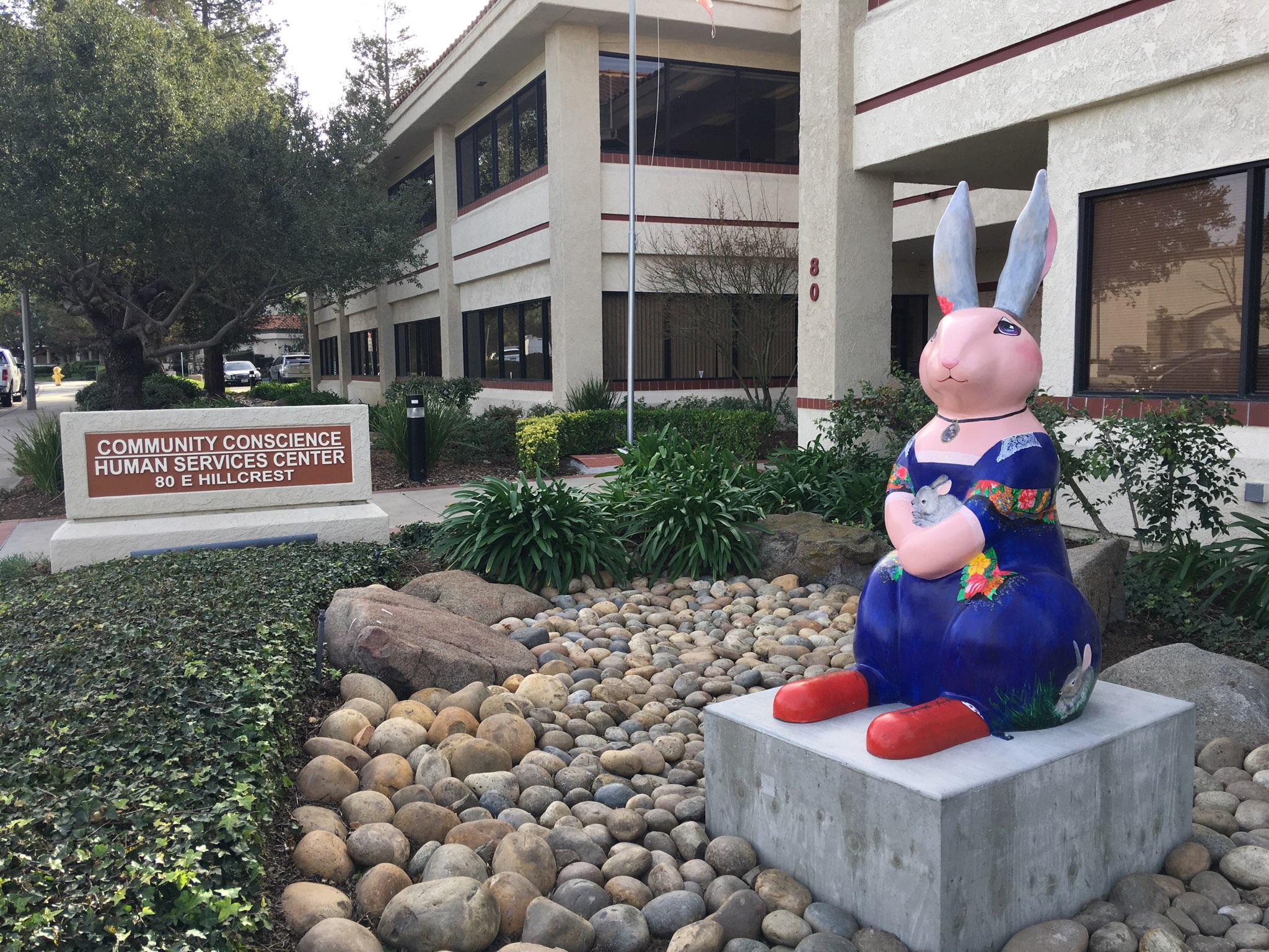 Community Conscience Received A Conejo Cottontail Public Art Piece ...
